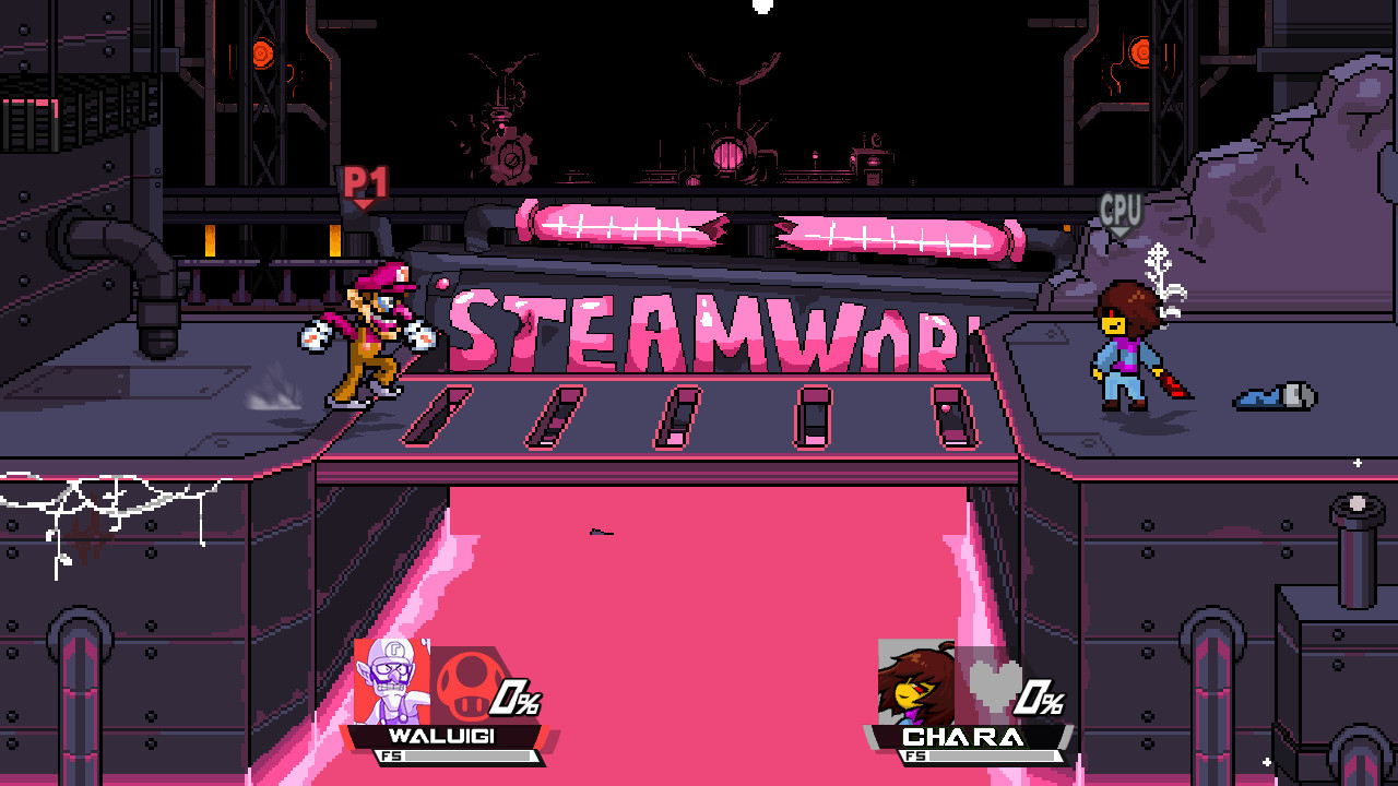 Undertale Yellow - The Steamworks (9.4/CMC+) Mod for Super Smash Bros ...