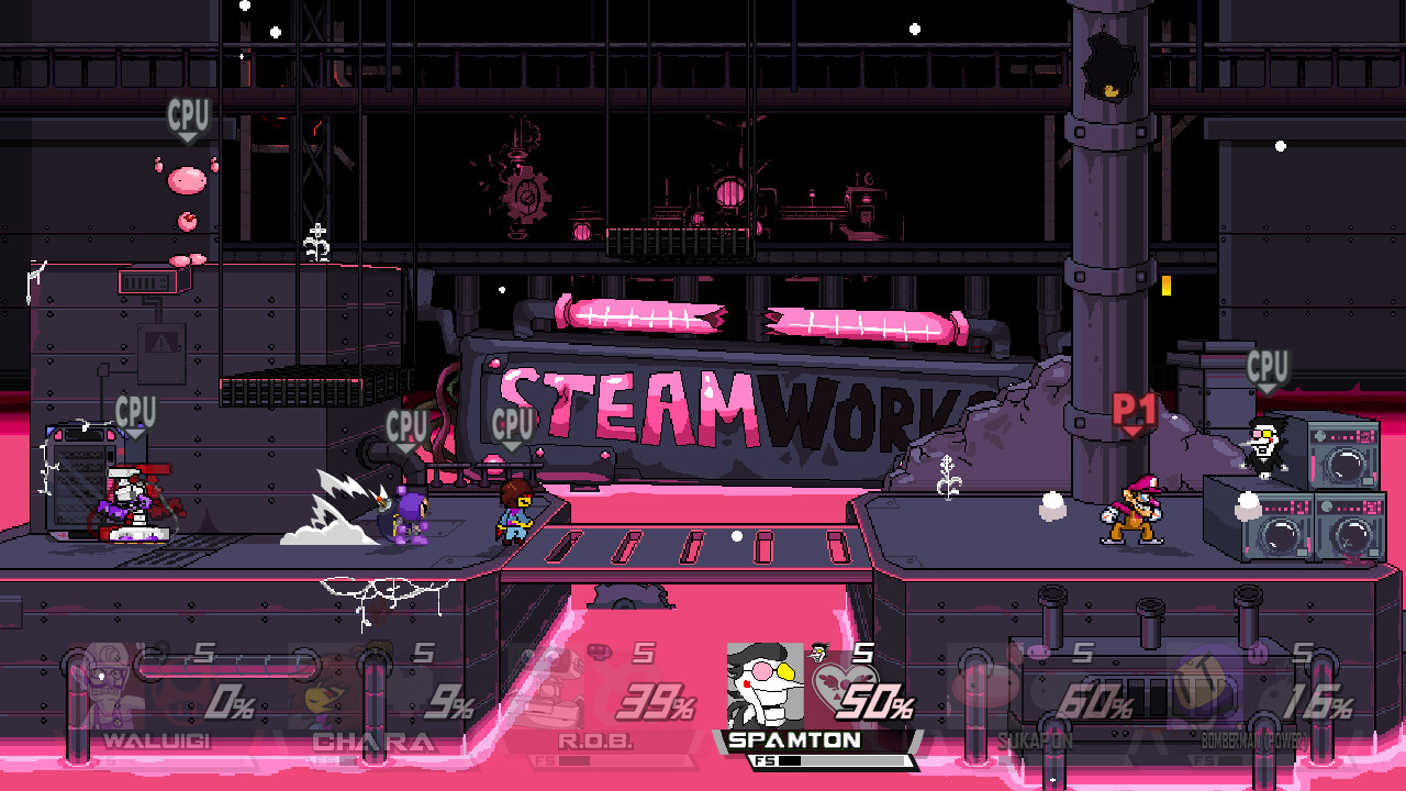 Undertale Yellow - The Steamworks (9.4/CMC+) Mod for Super Smash Bros ...