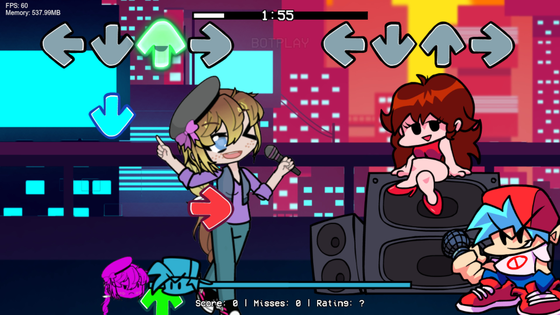 Gacha Night Rivals Mod for Friday Night Funkin' | FNF Mods