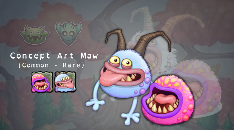 Concept Art Maw Mod for My Singing Monsters | MSM Mods