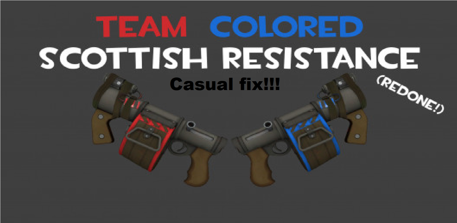 Scottish Resistance team colored casual fix!!! Mod for Team Fortress 2 ...