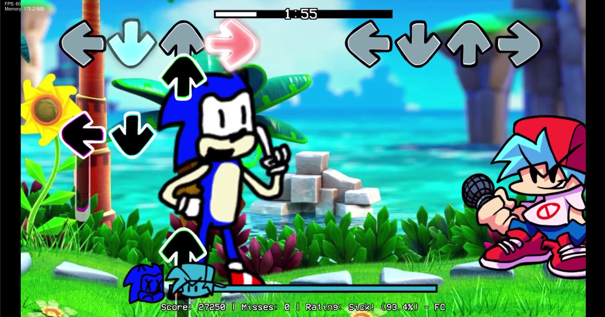 FNF Vs Sonic (peuku edition) Mid Effort Mod for Friday Night Funkin ...