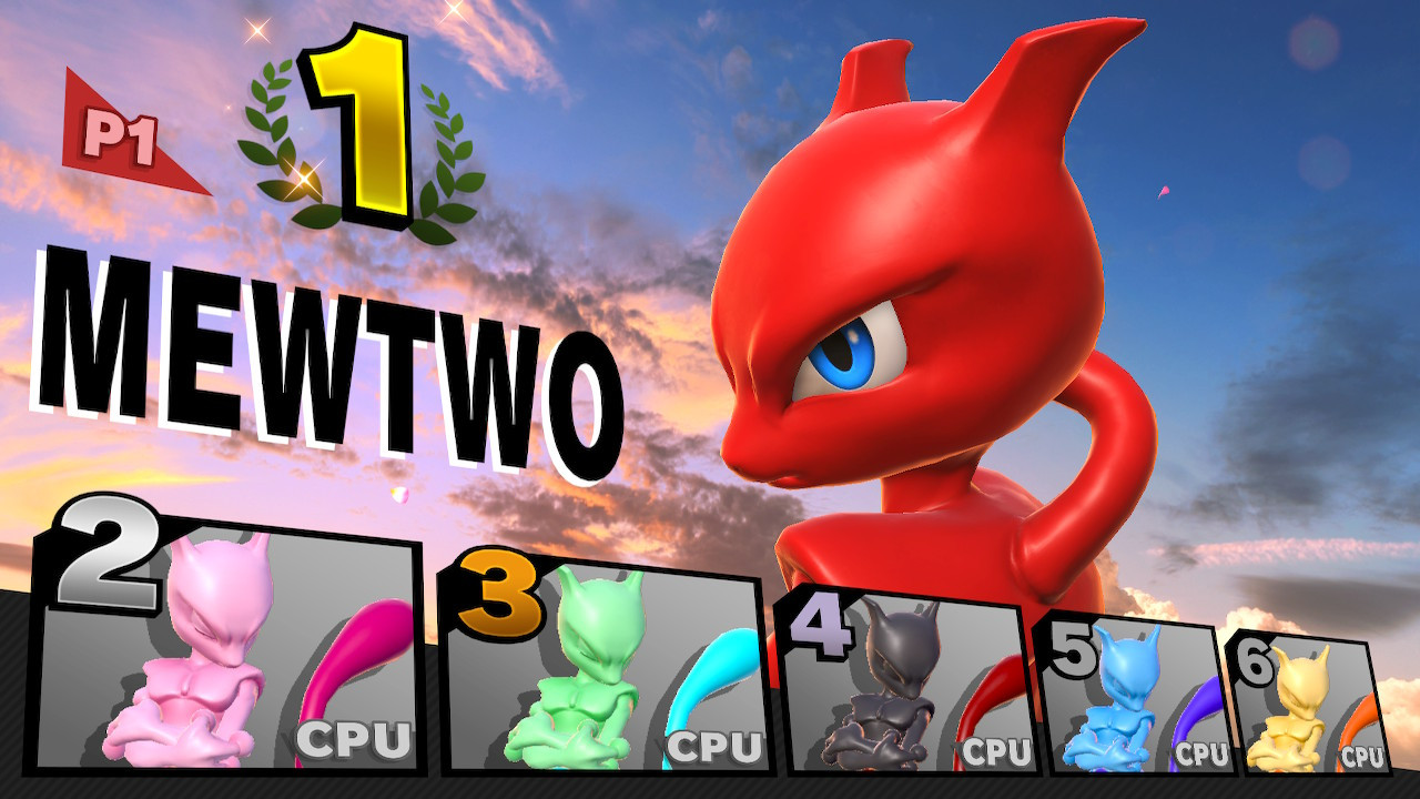 Mewtwo Recolor Pack Mod for Super Smash Bros. Ultimate | SSBU Mods