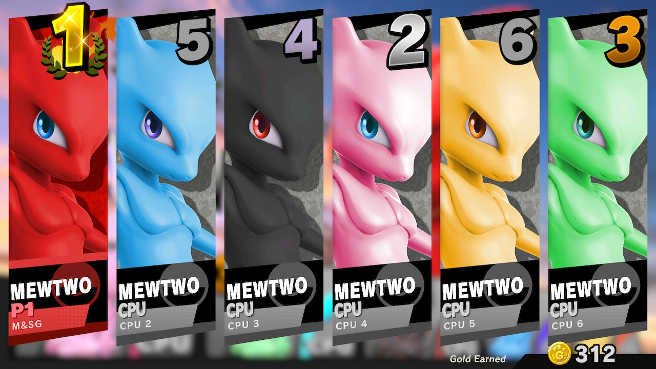 Mewtwo Recolor Pack Mod for Super Smash Bros. Ultimate | SSBU Mods