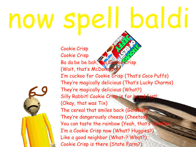[SENSITIVE CONTENT] now spell baldi Mod for Baldi's Basics | Baldi Mods