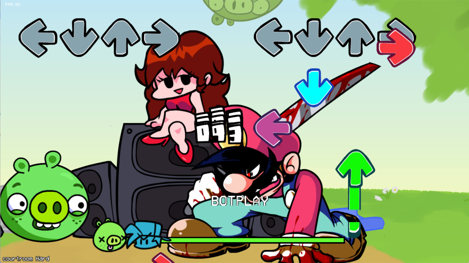 Mario Madness V2 playable pack (part 2) Mod for Friday Night Funkin ...