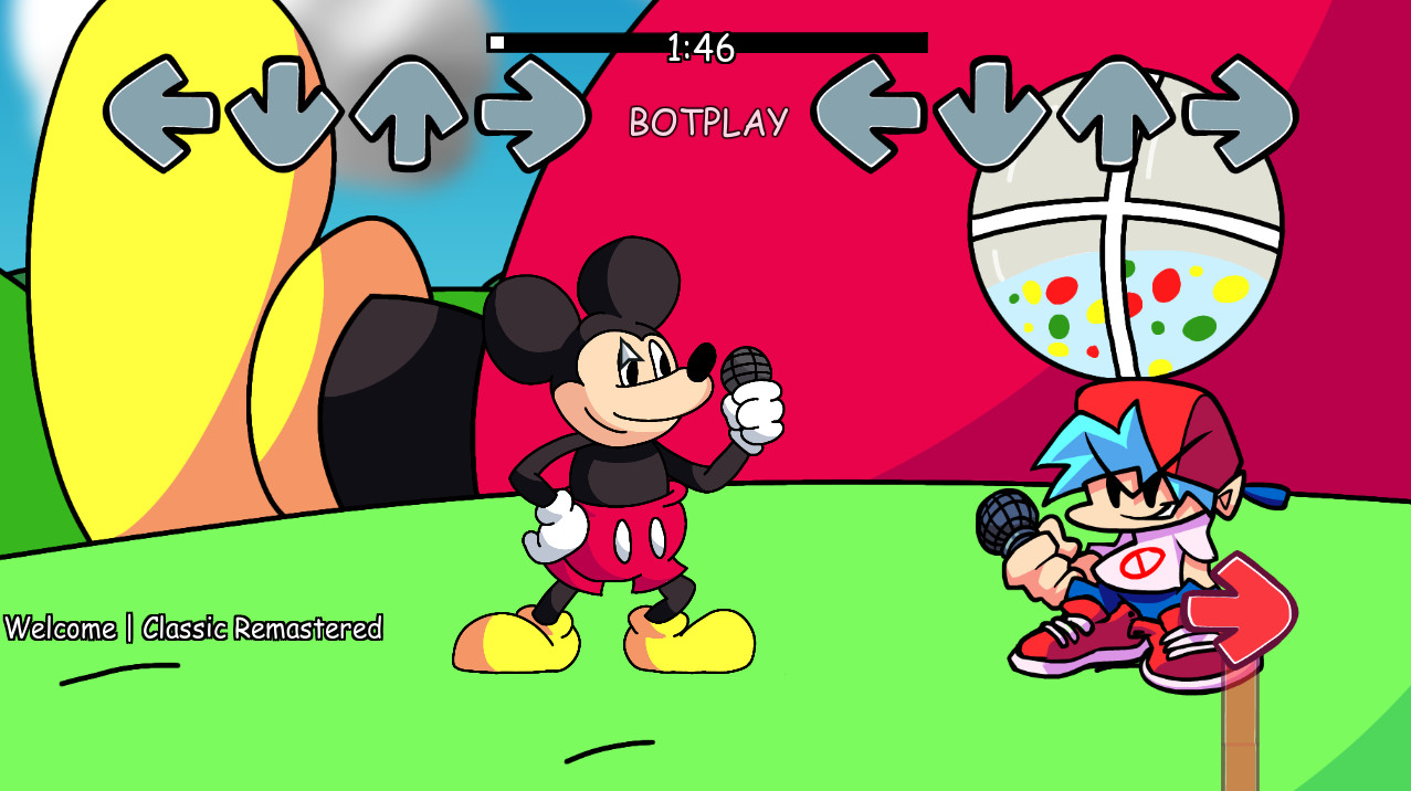 Vs. Mouse Classic Remastered Mod for Friday Night Funkin' | FNF Mods