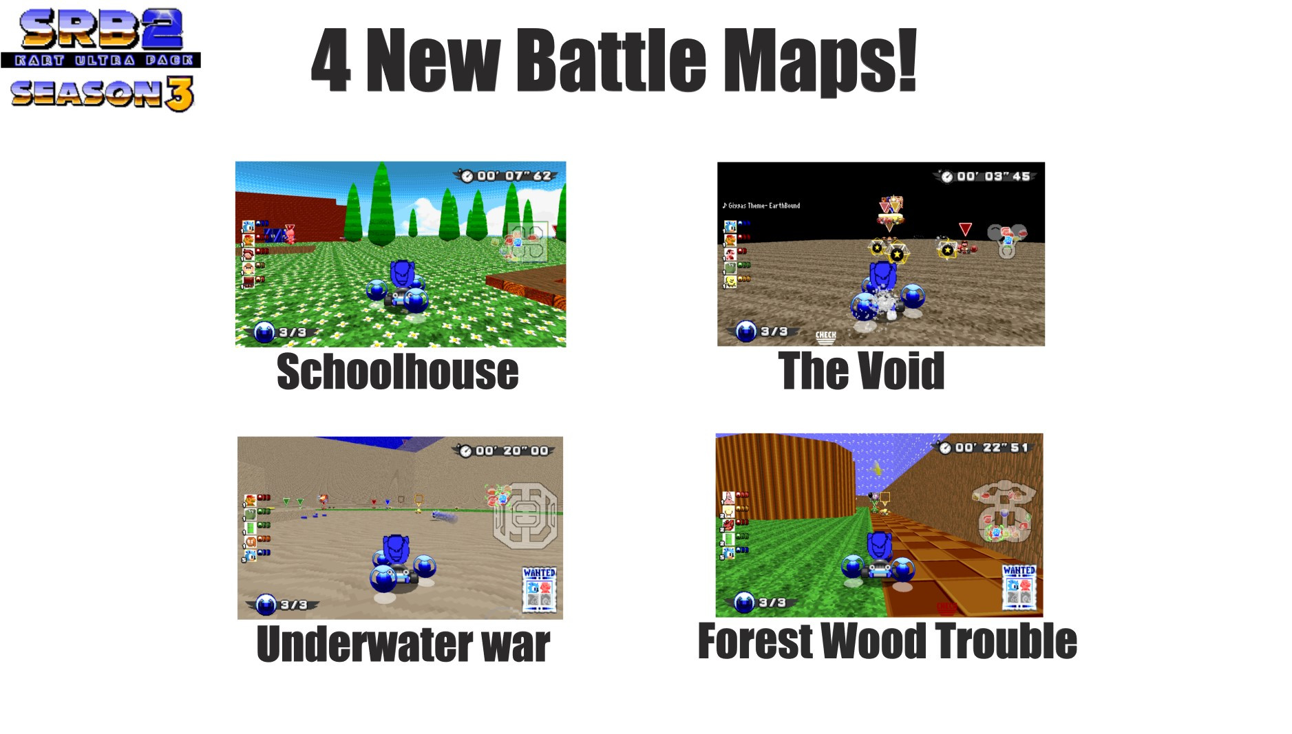 Srb2Kart Ultra Pack Season 3 Mod for Sonic Robo Blast 2 Kart | SRB2K Mods