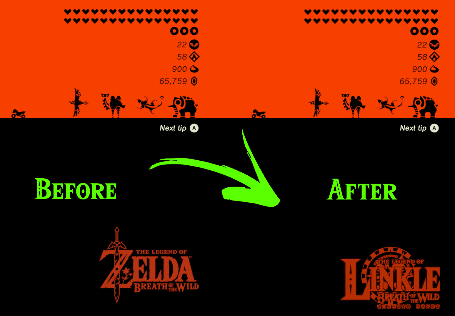 [LINKLE] Title Screen (natural) Mod for The Legend of Zelda: Breath of ...