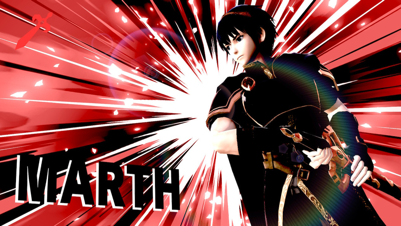 Black Melee Marth Mod for Super Smash Bros. Ultimate | SSBU Mods