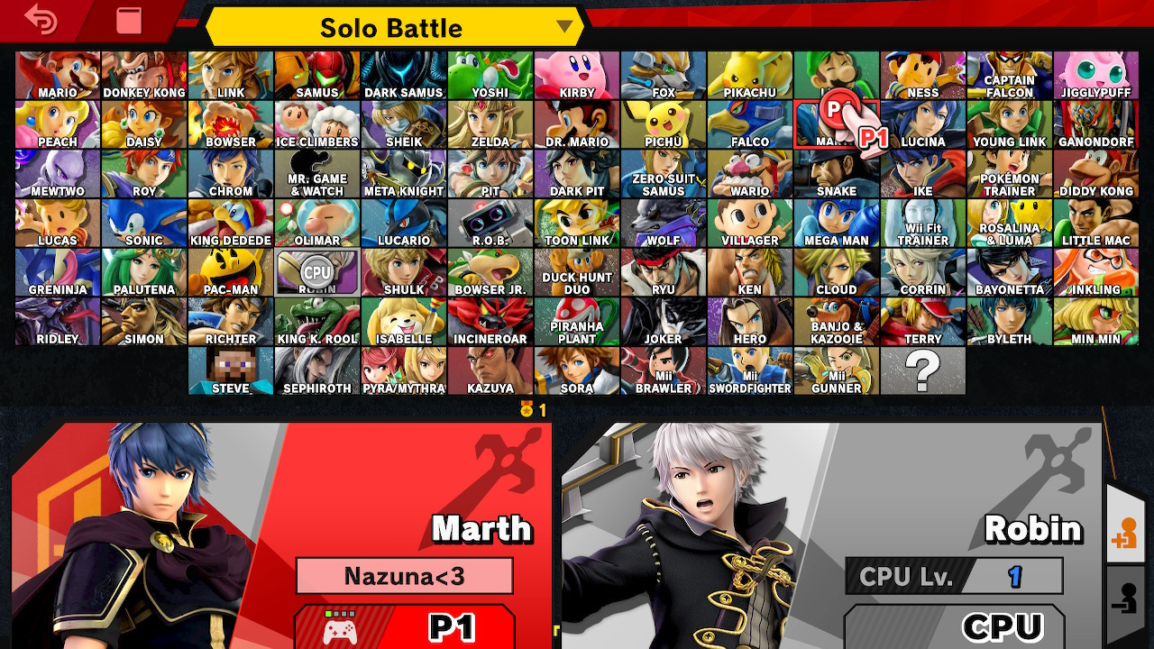 Black Melee Marth Mod for Super Smash Bros. Ultimate | SSBU Mods