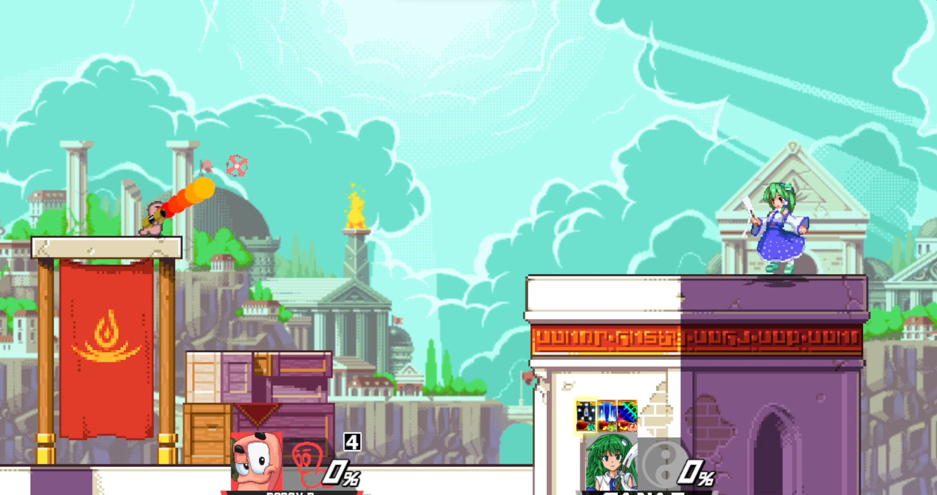 Boggy B (Worms) [CMC+ v8] Mod for Super Smash Bros. Crusade | SSBC Mods