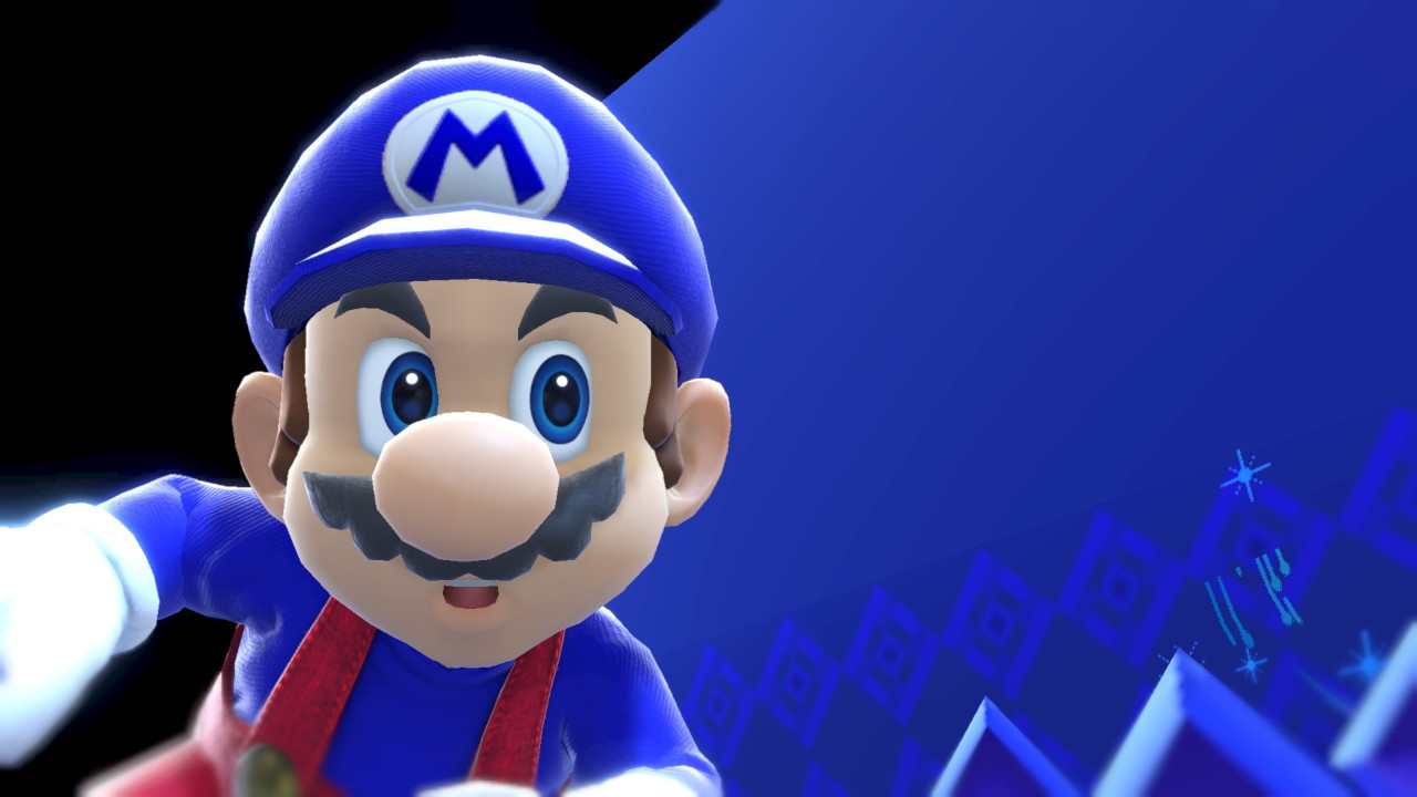 Blue Mario Recolor Pack Mod for Super Smash Bros. Ultimate | SSBU Mods