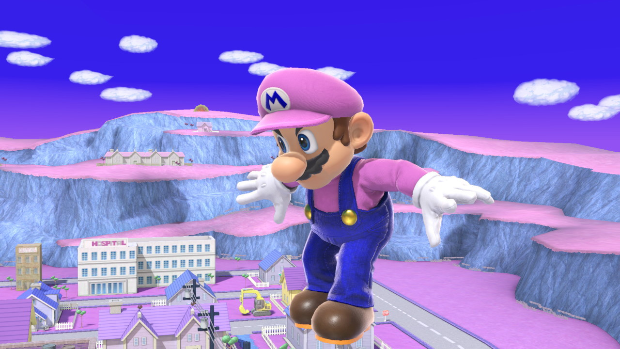 Blue Mario Recolor Pack Mod for Super Smash Bros. Ultimate | SSBU Mods
