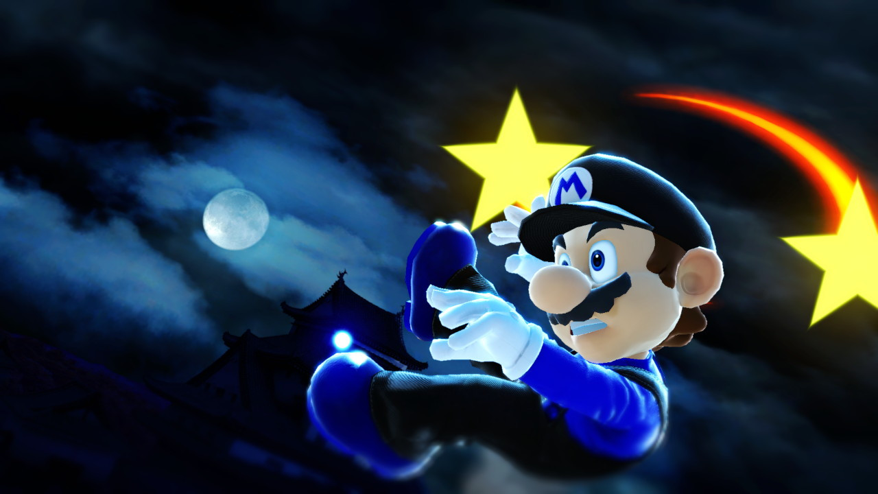 Blue Mario Recolor Pack Mod for Super Smash Bros. Ultimate | SSBU Mods