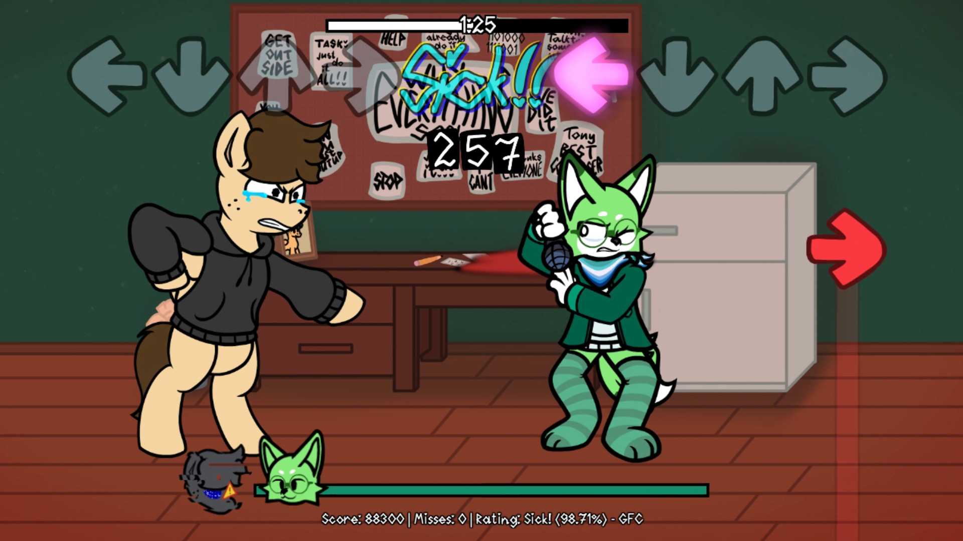 Furfur over BF Mod for Friday Night Funkin' | FNF Mods