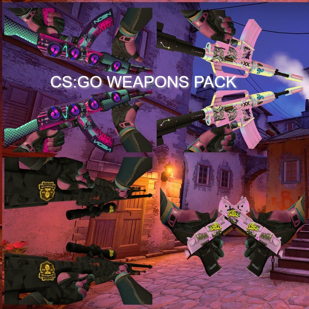 CS:GO WEAPONS PACK Mod for Counter-Strike: Source | CS:S Mods