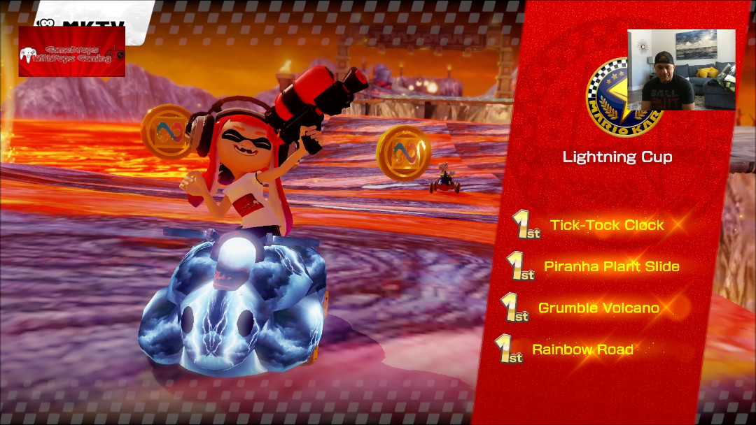 Thunder Storm Lightening Cloud Bike MK8D mod Mod for Mario Kart 8 Deluxe | MK8D Mods