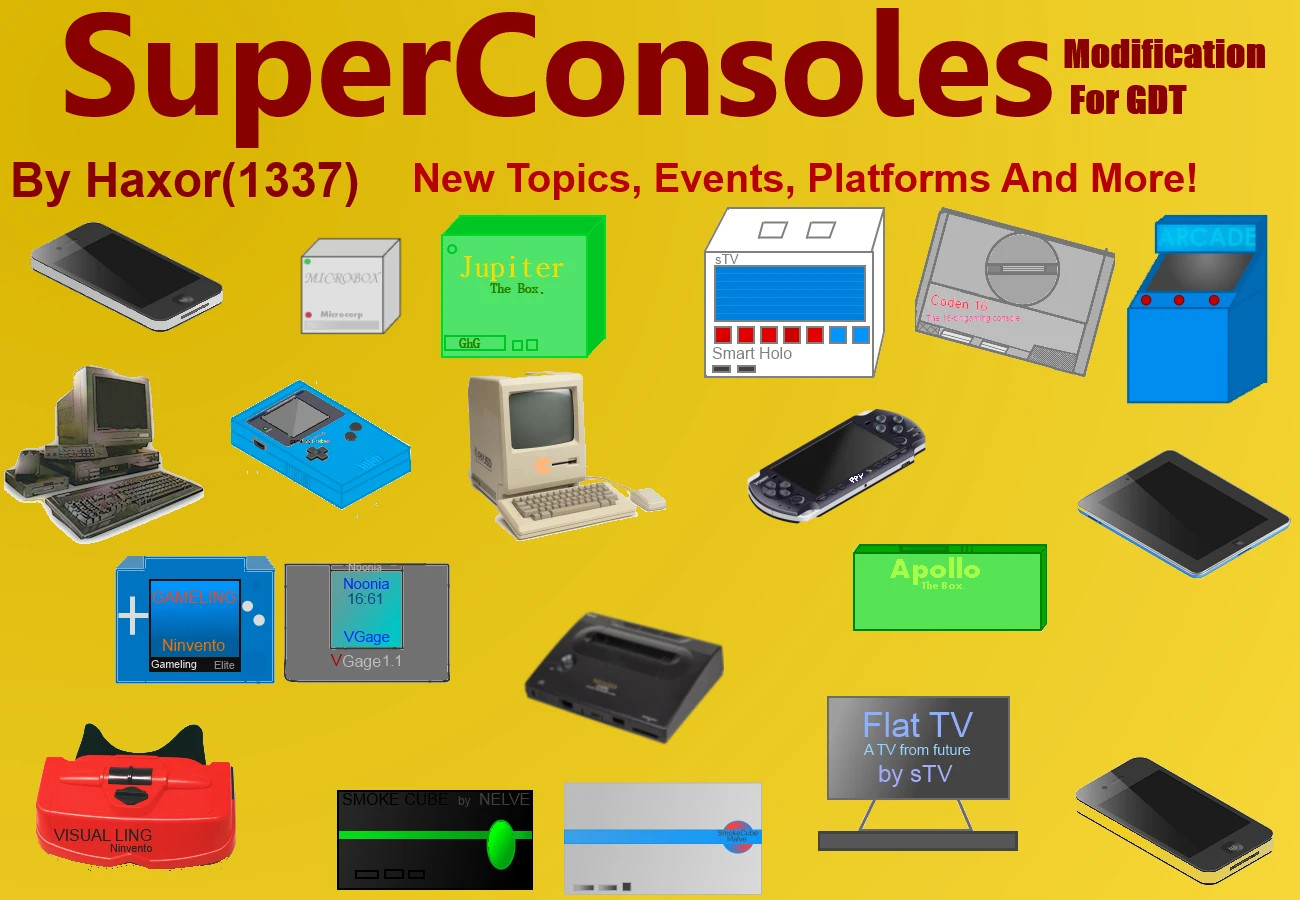 SuperConsoles Mod Mod for Game Dev Tycoon | GDT Mods