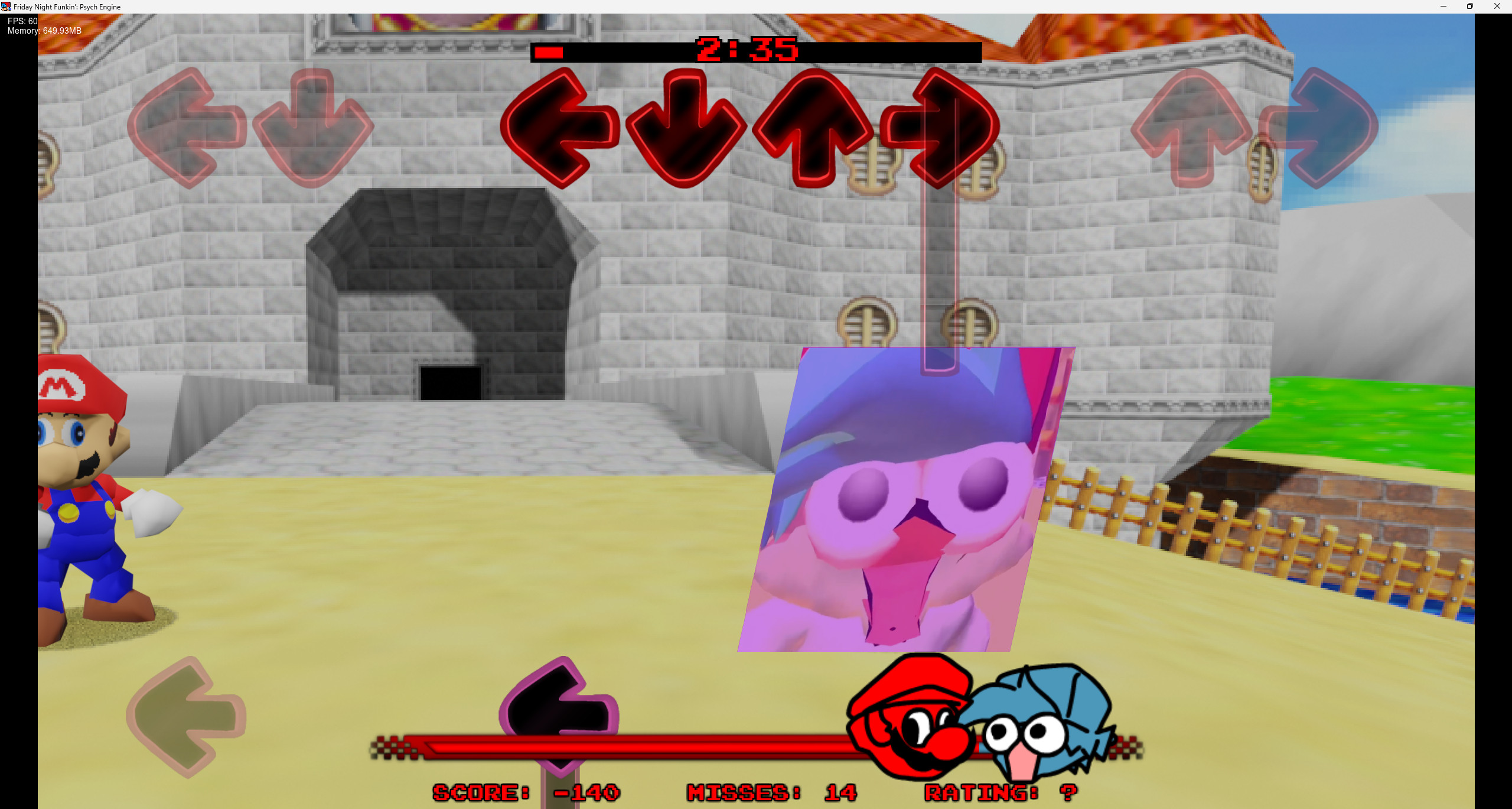 Bloopers Playable (fanmade song of Mario Madness) Mod for Friday Night ...