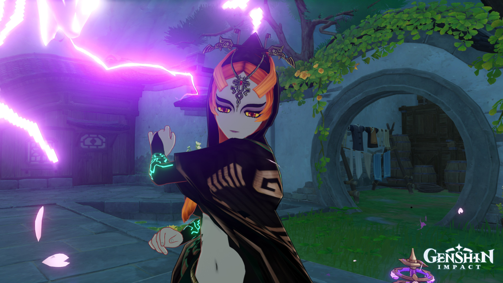 Twili Midna over Yae Miko Mod for Genshin Impact | GI Mods