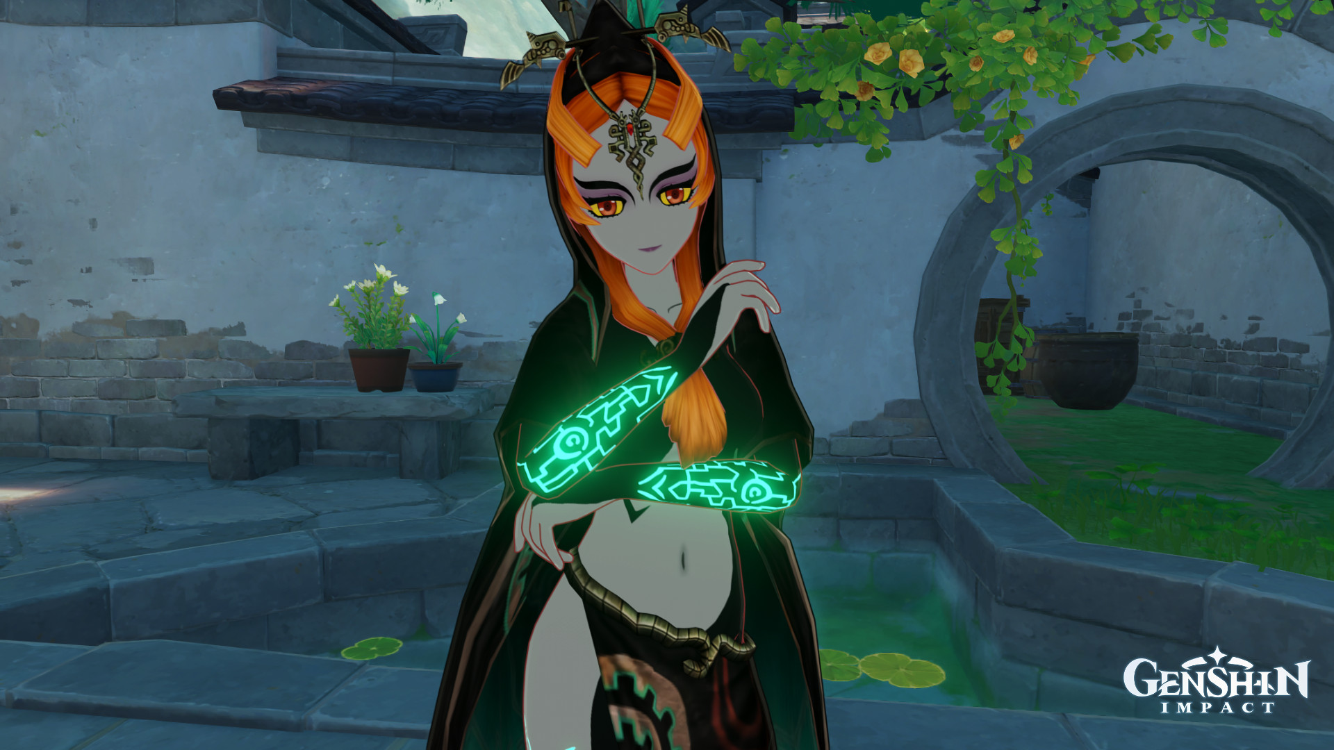Twili Midna over Yae Miko Mod for Genshin Impact | GI Mods