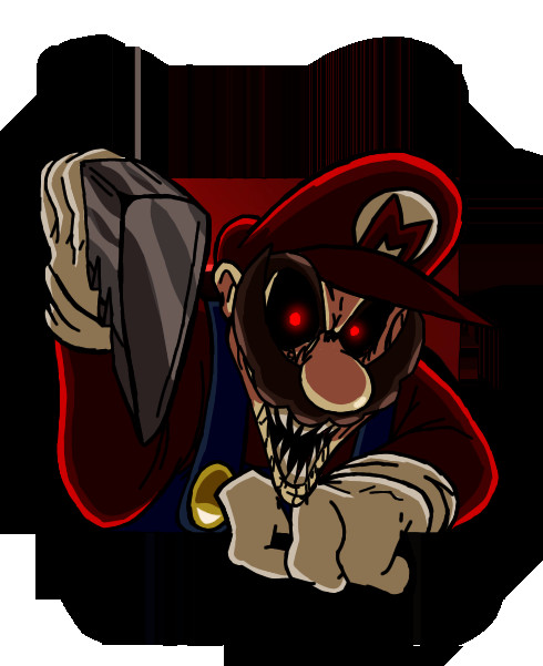 fnf mario madness colored freeplay art Mod for Friday Night Funkin ...