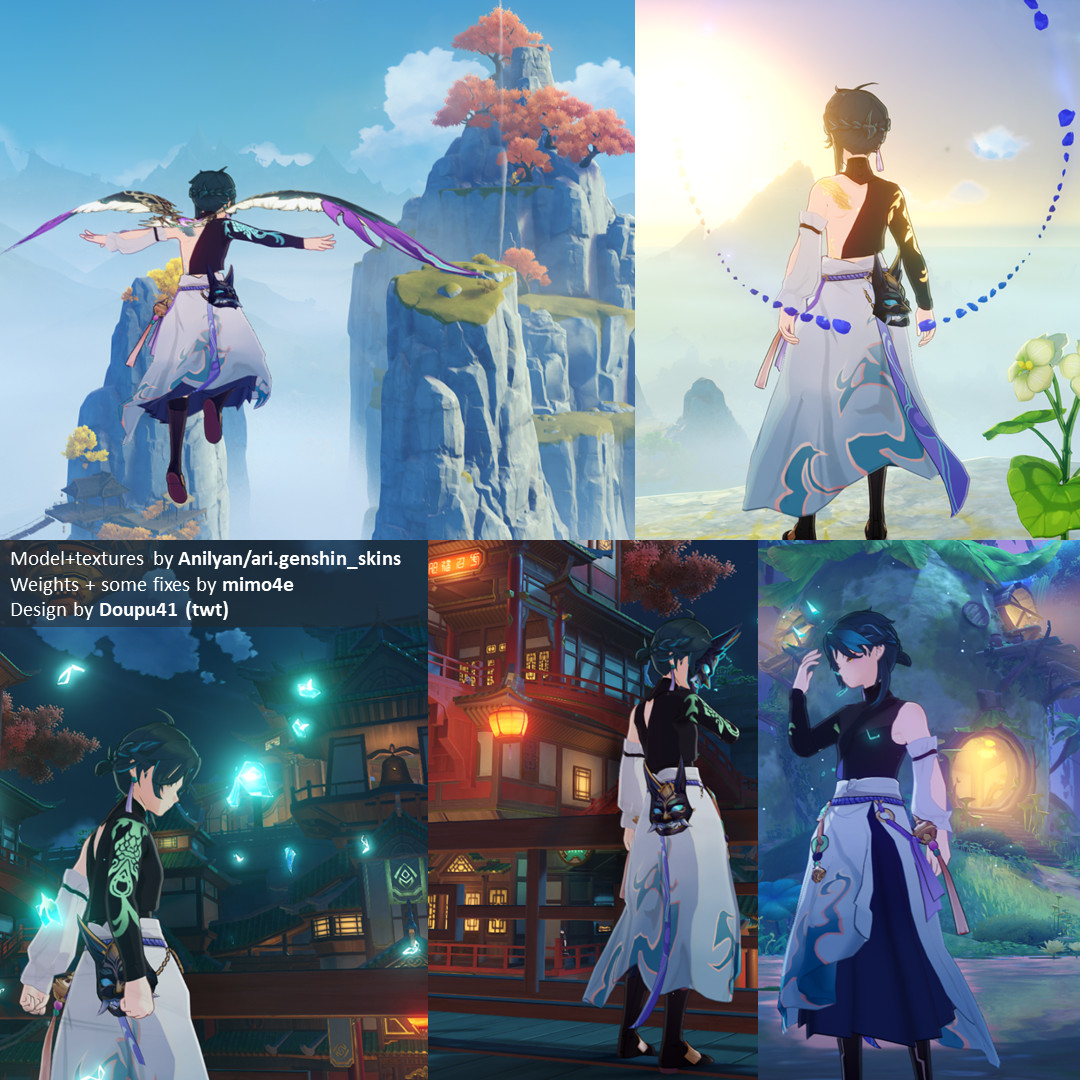 Xiao redesign - Auspicious Alatus Mod for Genshin Impact | GI Mods