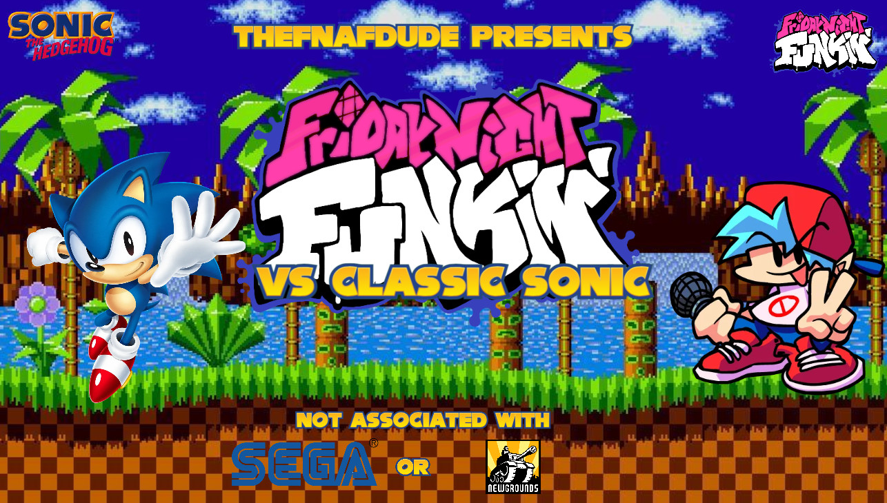 FNF VS CLASSIC SONIC Mod for Friday Night Funkin' | FNF Mods