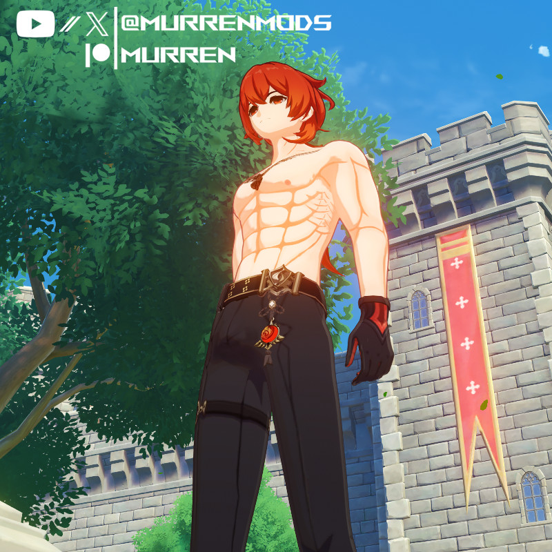 Actually 'more buff' Diluc Mod for Genshin Impact | GI Mods