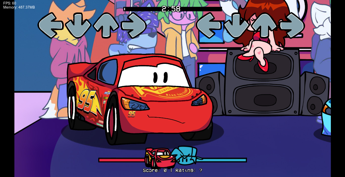 The funkin lightning (vs Lightning McQueen) Mod for Friday Night Funkin ...