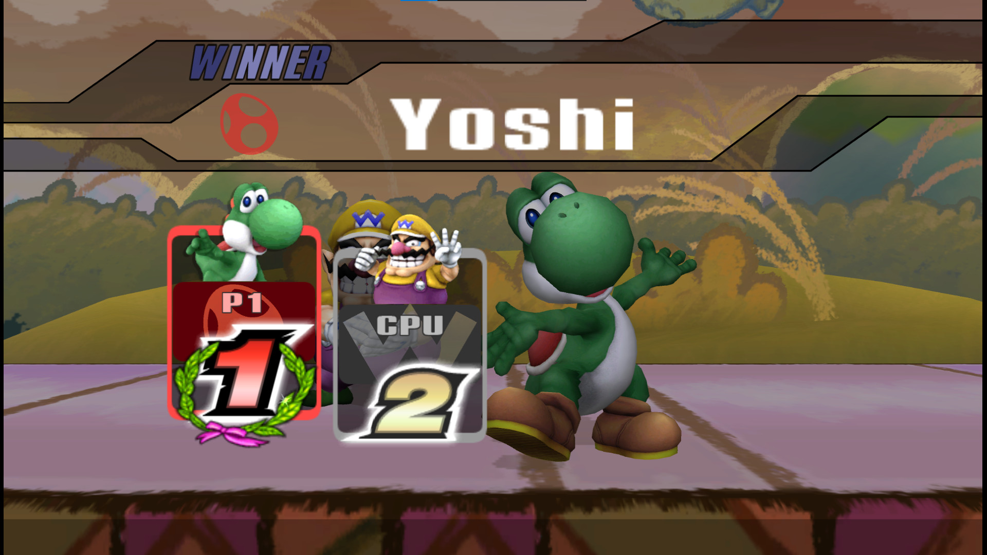 Stage Specific Results Screens Mod for Super Smash Bros. Brawl | Brawl Mods
