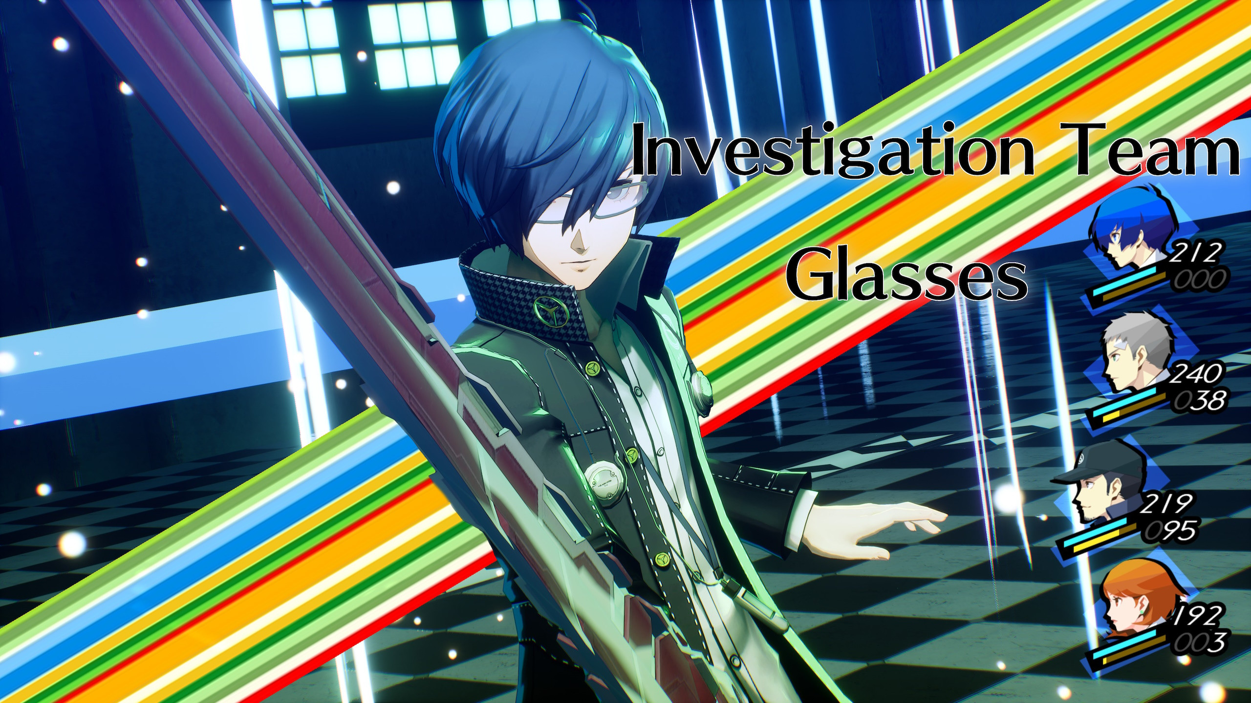 Investigation Team Glasses Mod for Persona 3 Reload | P3R Mods