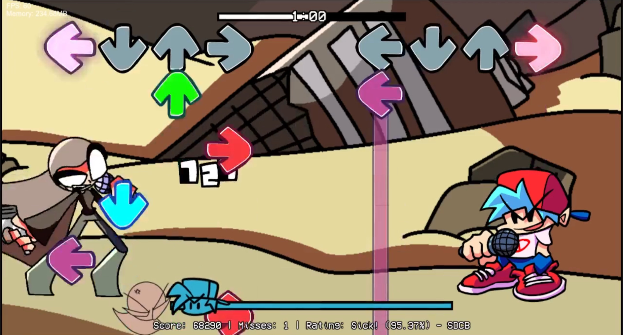 SplitCrossers.DEMO-REBOOTED Mod for Friday Night Funkin' | FNF Mods