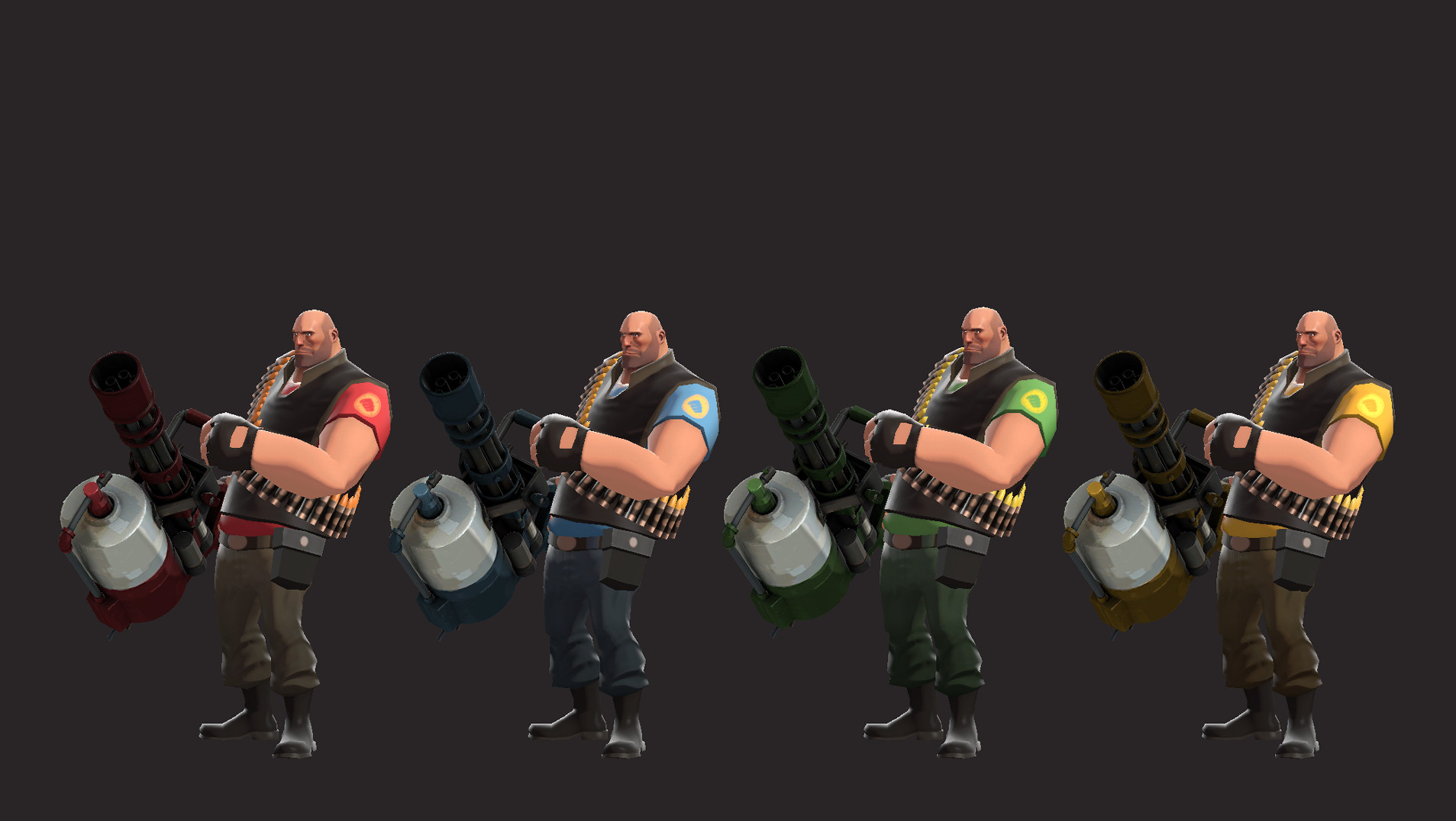 Team Color Minigun Mod for Team Fortress 2 Classified | TF2Classic Mods