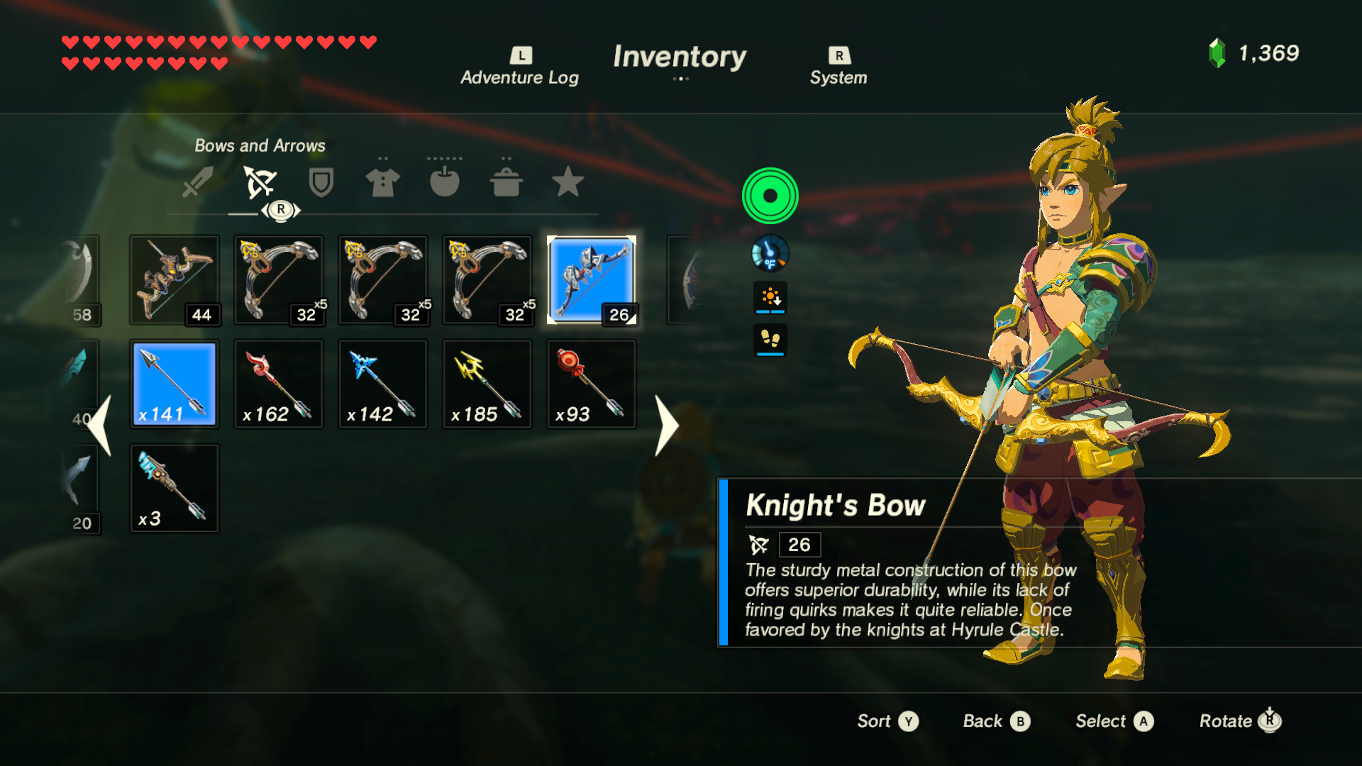 Gerudo gear over Knight gear Mod for The Legend of Zelda: Breath of the ...