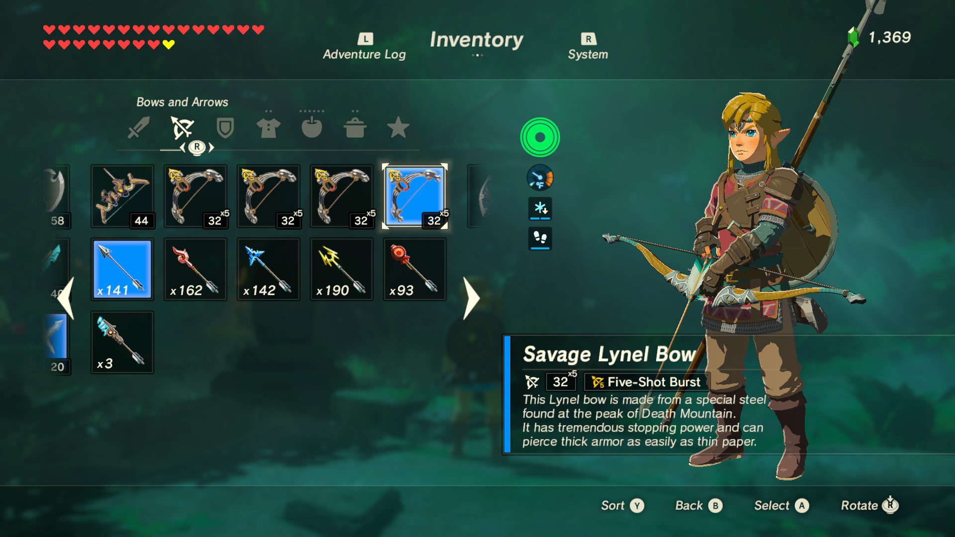 Traveler's Bow over various Bows Mod for The Legend of Zelda: Breath of ...