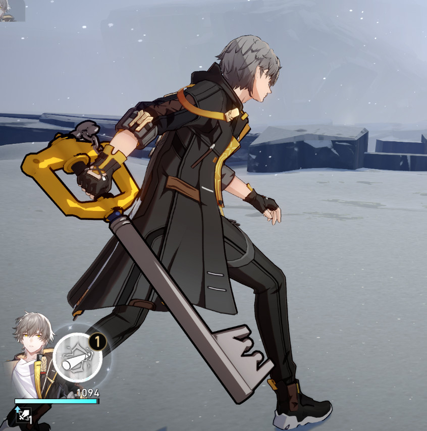 Keyblade over Trailblazer Bat Mod for Honkai Star Rail | HSR Mods