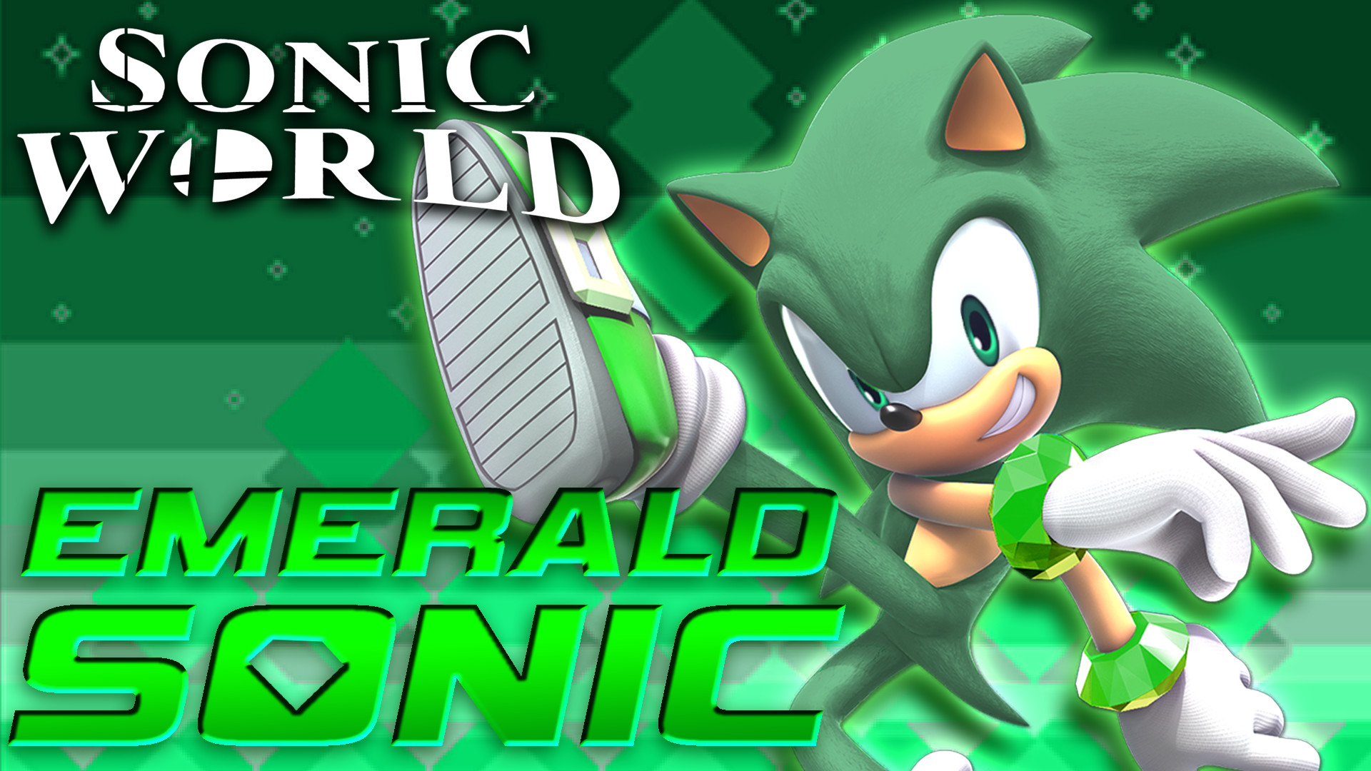 Emerald Sonic Mod for Sonic World DX | SWDX Mods