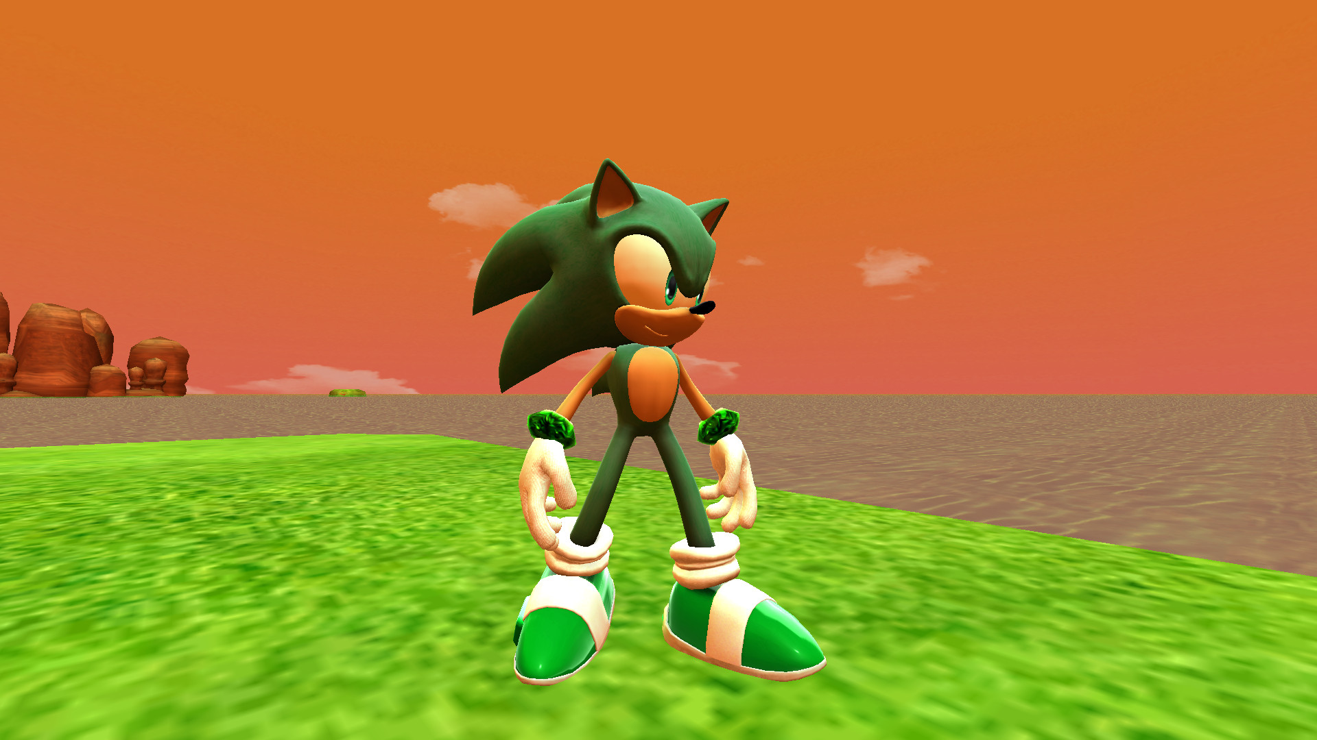 Emerald Sonic Mod for Sonic World DX | SWDX Mods