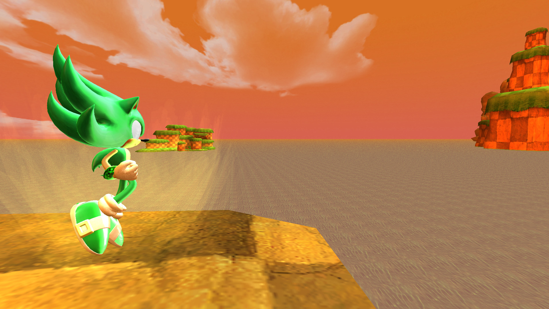 Emerald Sonic Mod for Sonic World DX | SWDX Mods