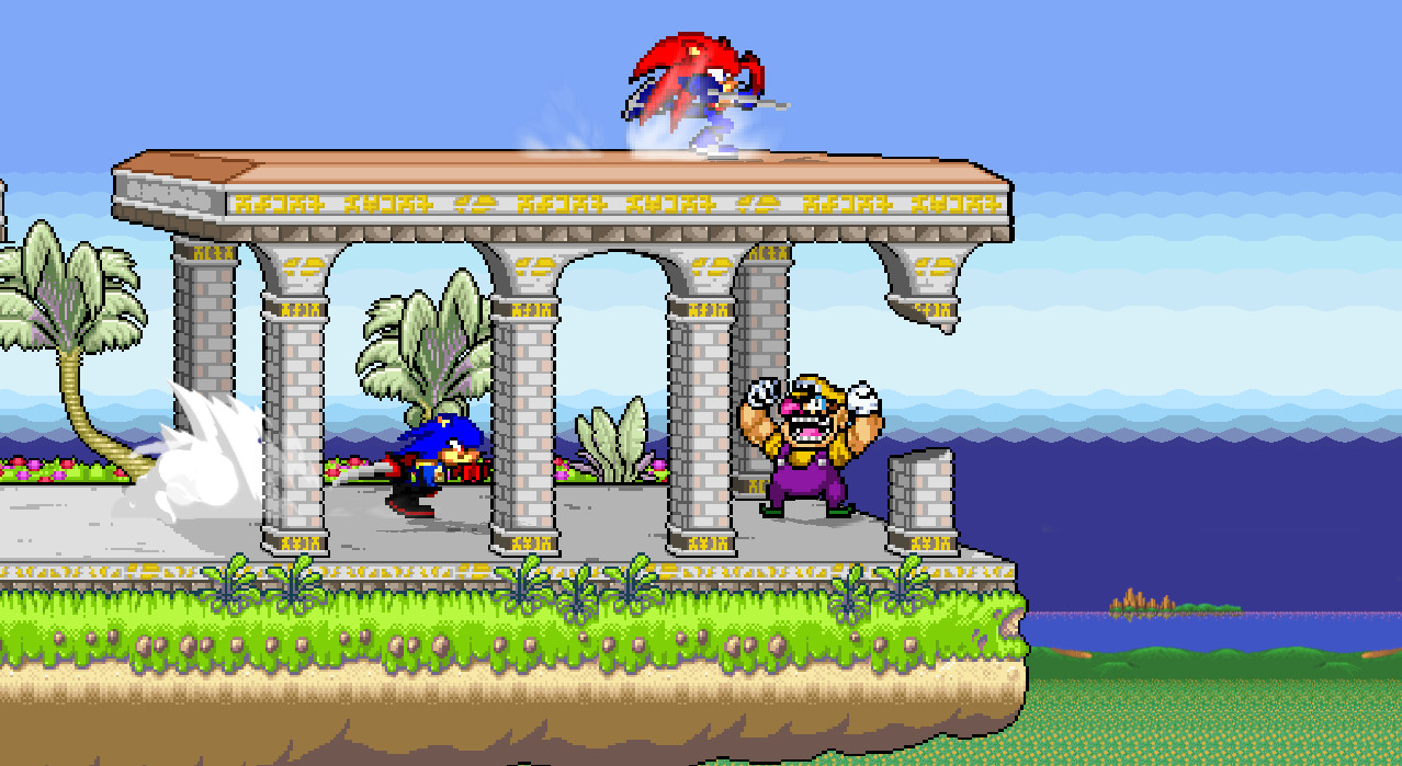 Floating Island Temple (Super Smash Flash.) Mod for Super Smash Bros ...