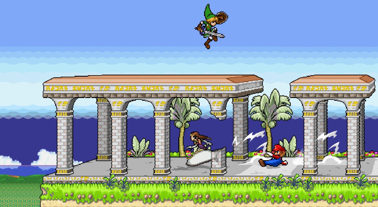 Floating Island Temple (Super Smash Flash.) Mod for Super Smash Bros ...