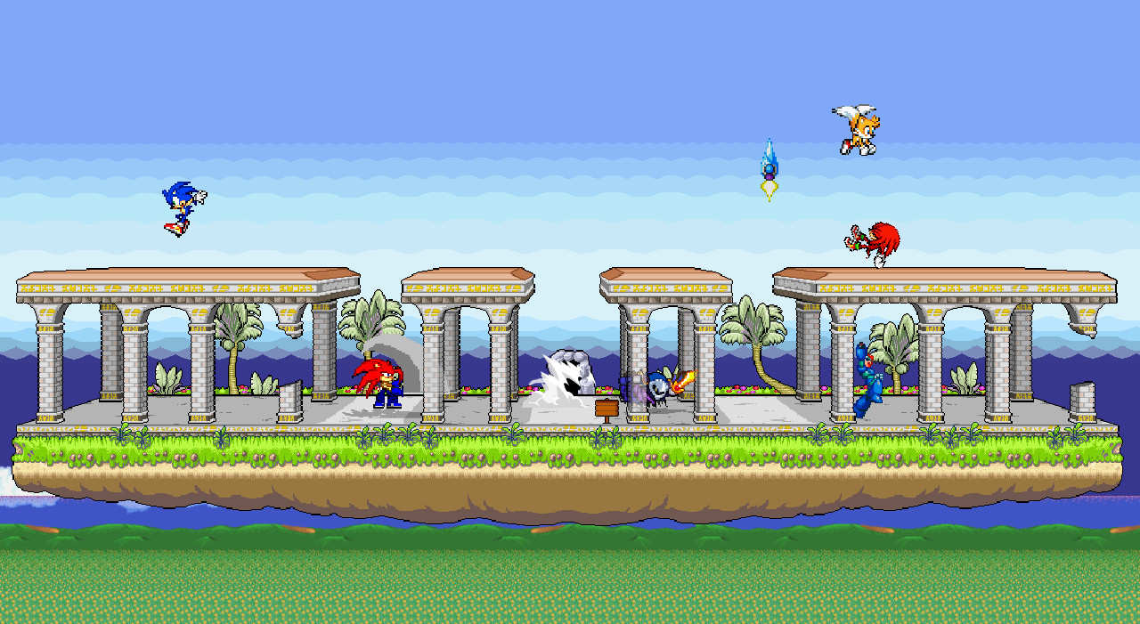 Floating Island Temple (Super Smash Flash.) Mod for Super Smash Bros ...