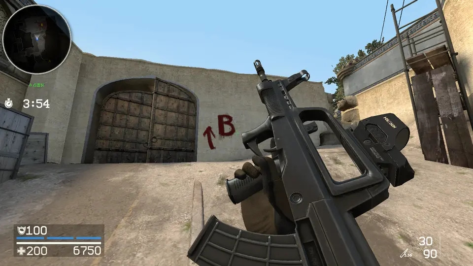 QBZ95 + Holosun 510c (supports ADS) Mod for Counter-Strike: Source | CS ...