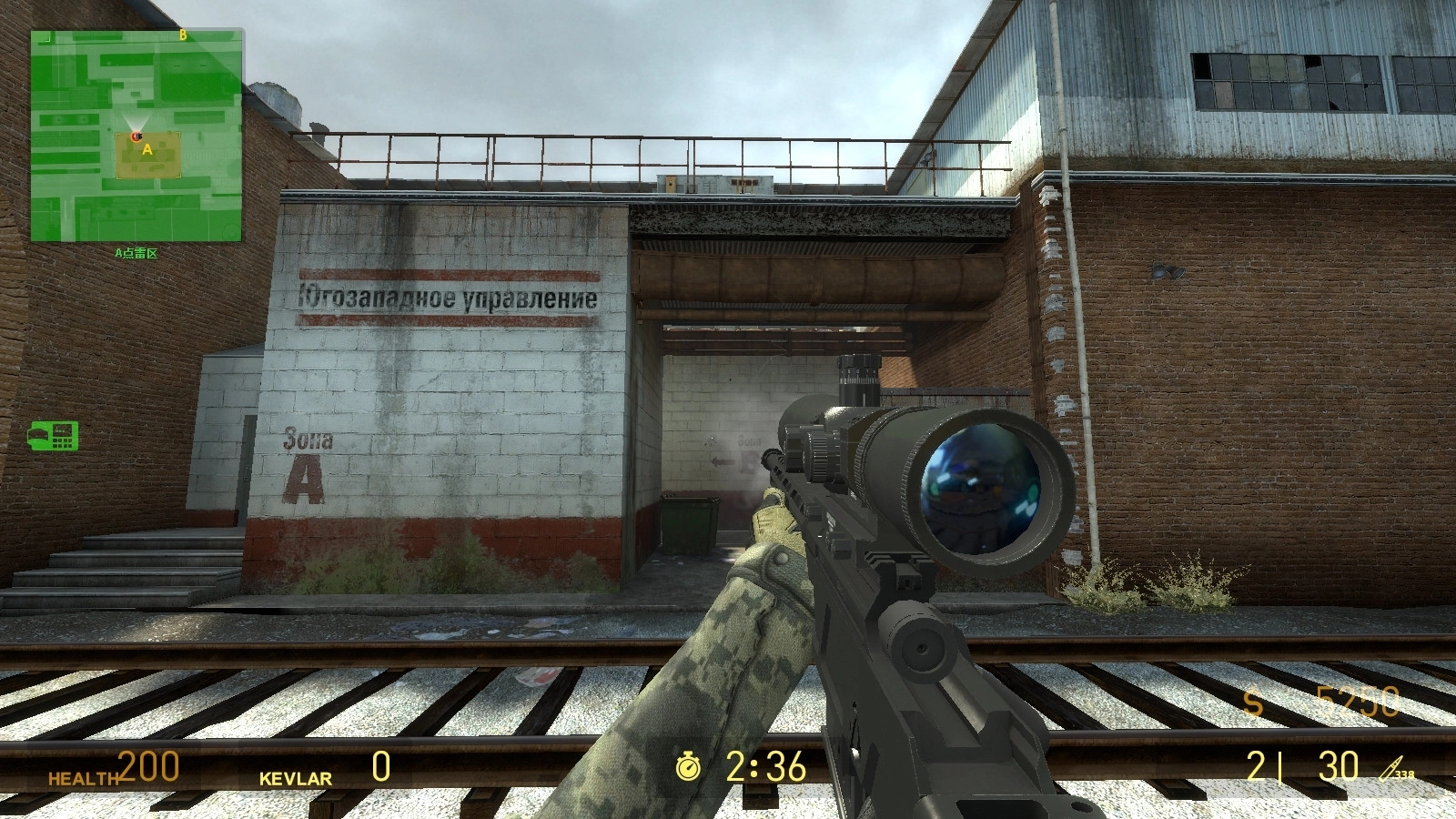 QBU202 8.6mm sniper rifle Mod for Counter-Strike: Source | CS:S Mods