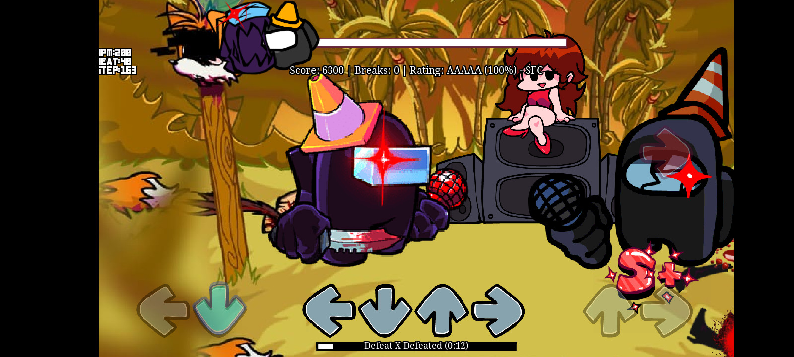 Defeat X Defeated Unofficial Mashup Mod for Friday Night Funkin' | FNF Mods