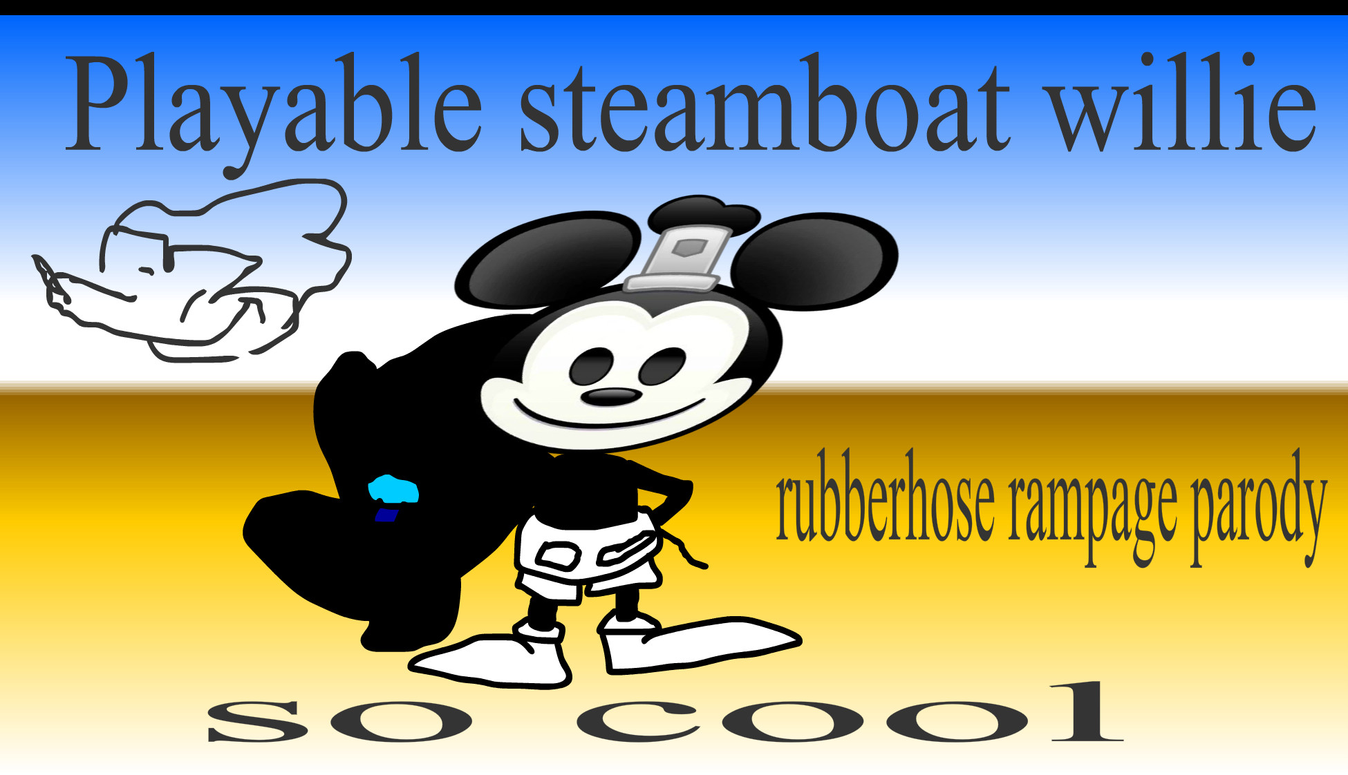 Steamboat willie over Boyfriend(RR parody) Mod for Friday Night Funkin ...