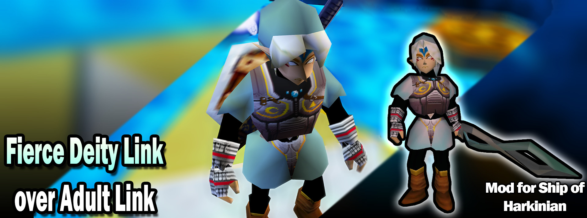 N64 Fierce Deity Link over Adult Link Mod for Ship of Harkinian ...