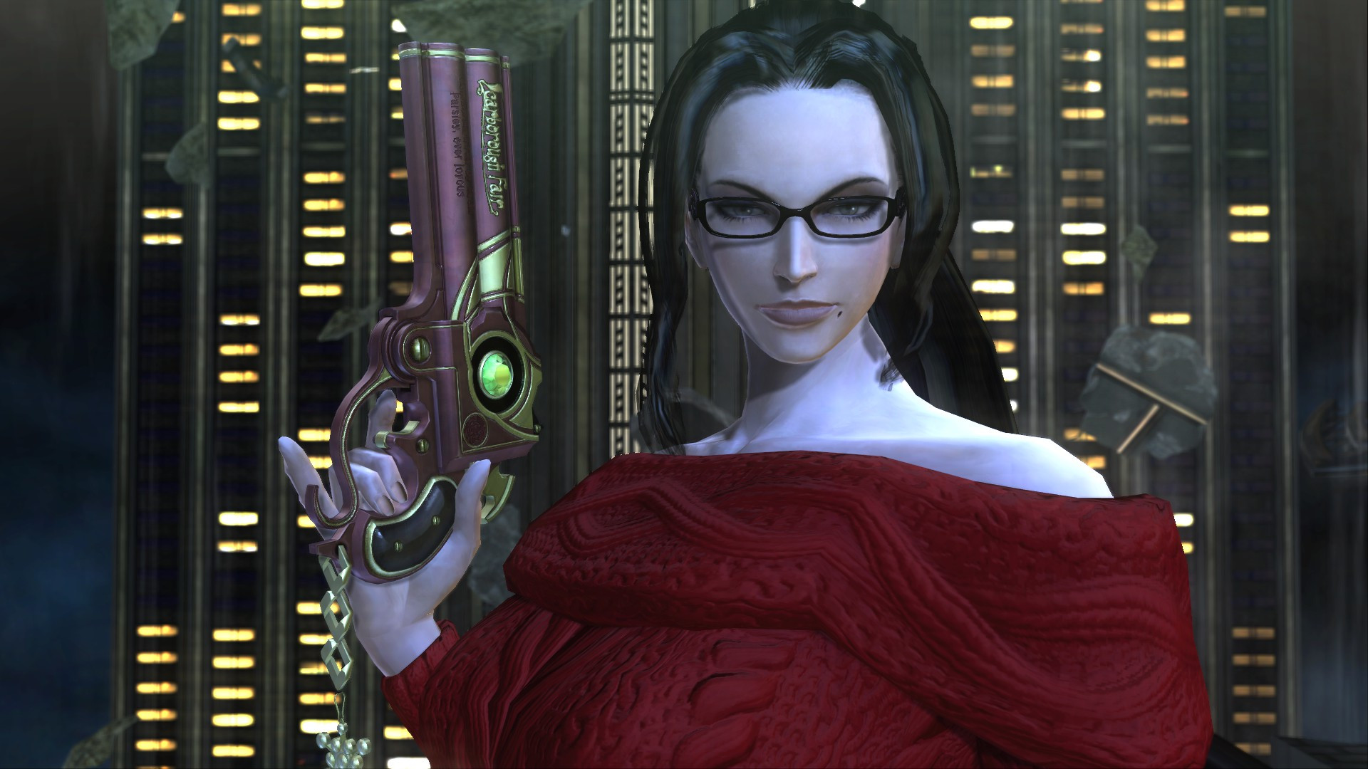 Red & Black Casual Outfit Mod for Bayonetta | BAYO PC Mods